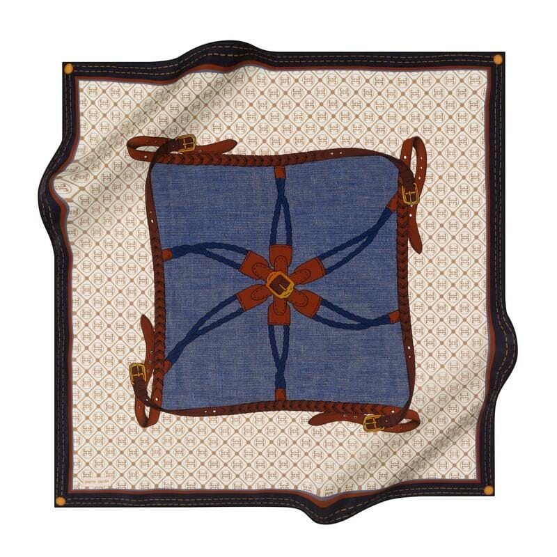 Pierre Cardin Silk Foulard Printed Scarves for Women | Hijab Planet ...