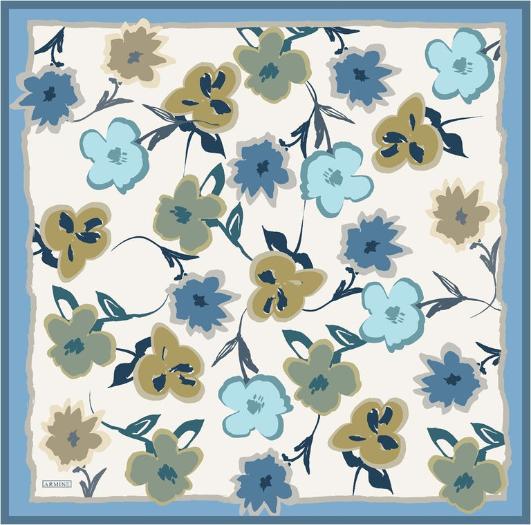 Armine Merri Floral Silk Scarf No 5 – HijabPlanet Co.